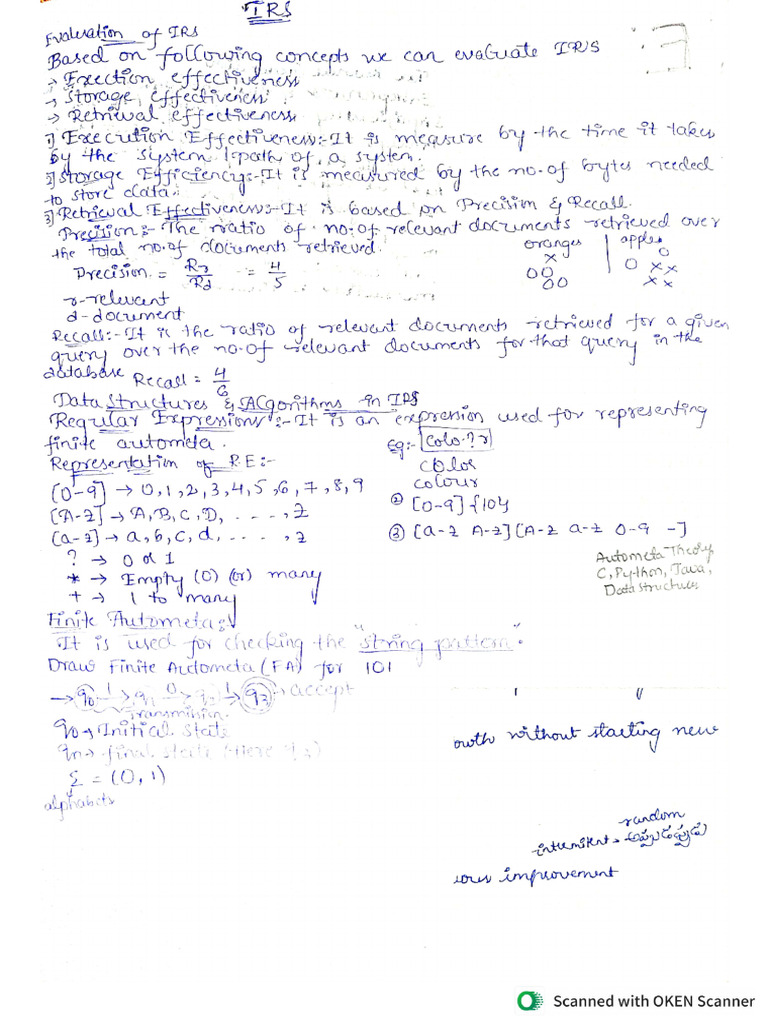 IRS Unit 1,2 | PDF
