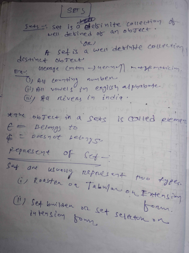 Set & Relation | PDF