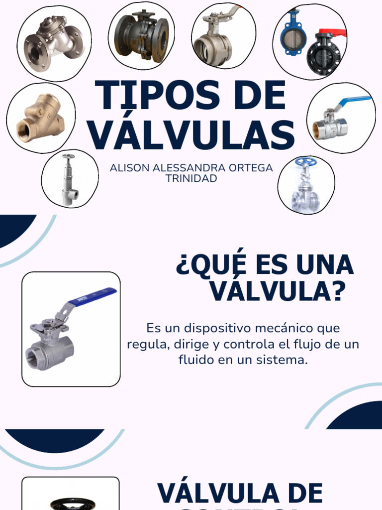 Tema 3.4 Tipos de Válvulas | PDF