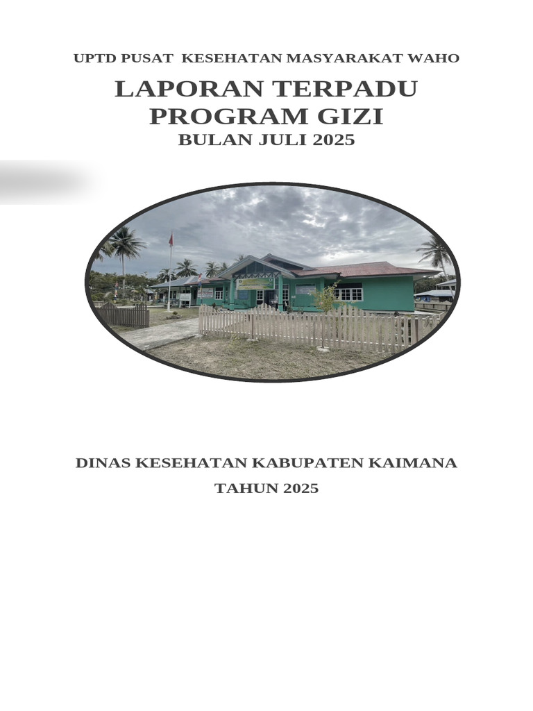 Cover Lap Gizi | PDF