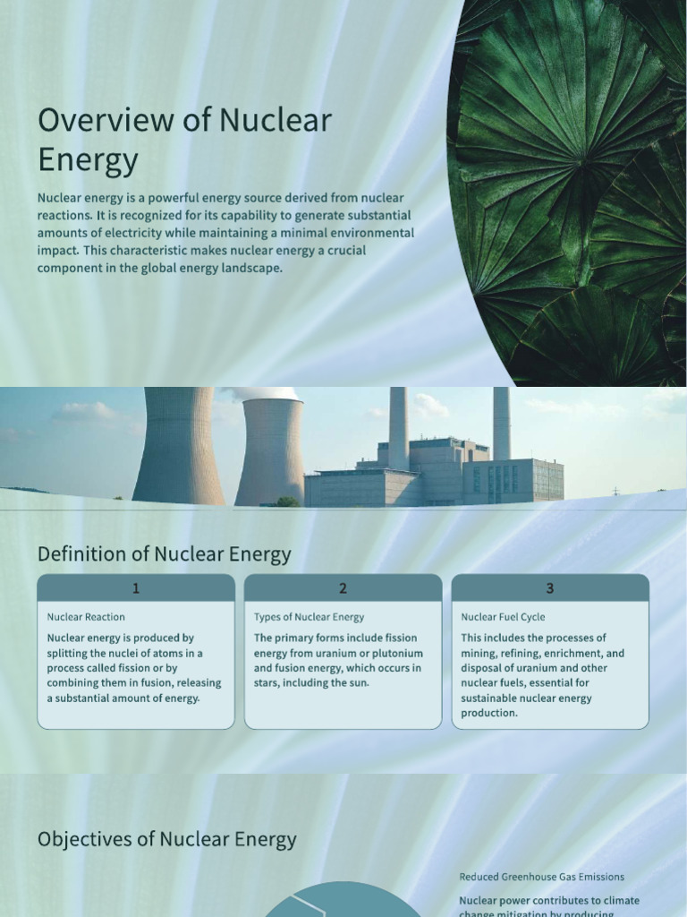 Overview of Nuclear Energy Benefits | PDF | Nuclear Power | Fuels