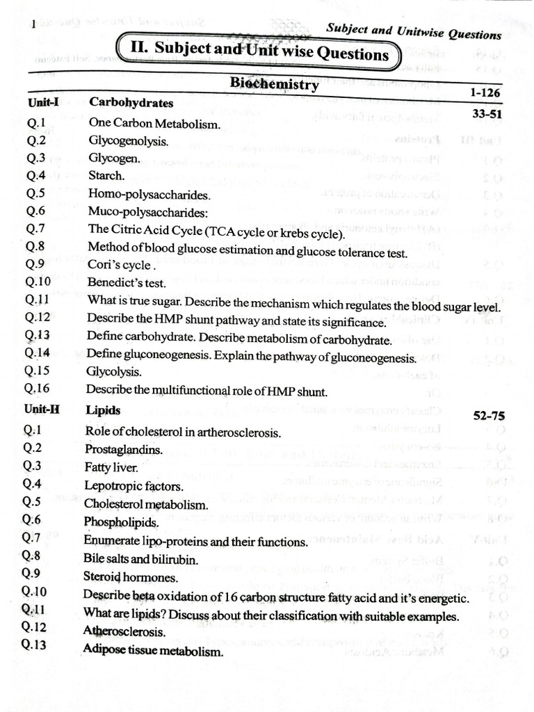 BSC (N) 2nd Sem Unitwise Complete Pyq | PDF