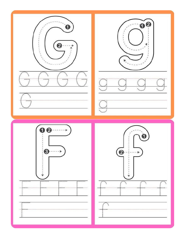Letter Tracing | PDF