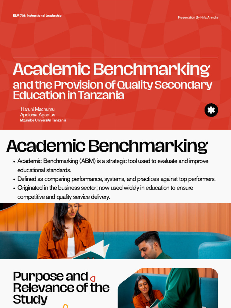 Academic Benchmarking | PDF | Goal | Leadership