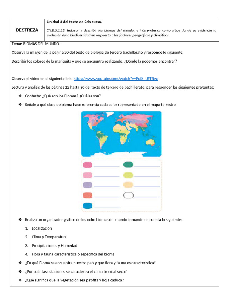 Biomas Del Mundo | PDF