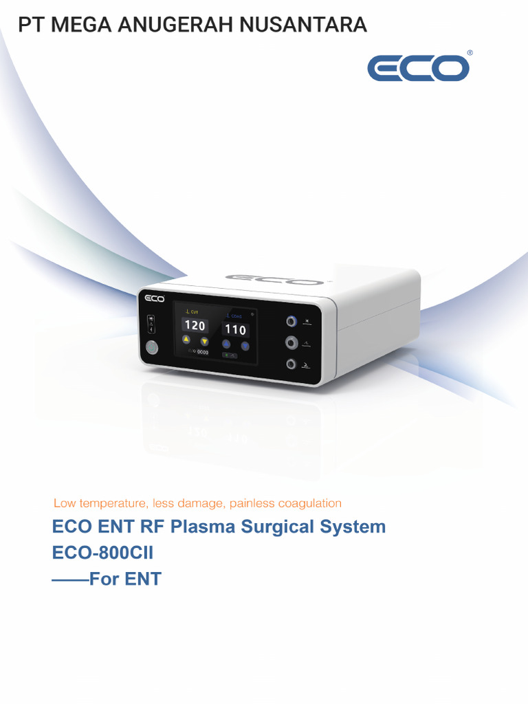 ECO-800 CII RF Plasma Surgical System | PDF