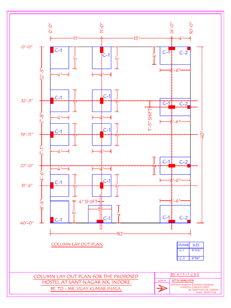 Column Lay Out Plan_226 | PDF