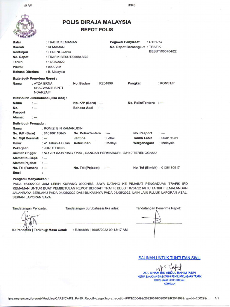 Report Polis 2 | PDF