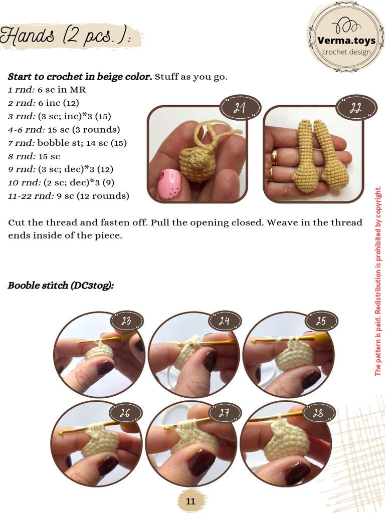 1 Bear Toy Pattern-14 | PDF