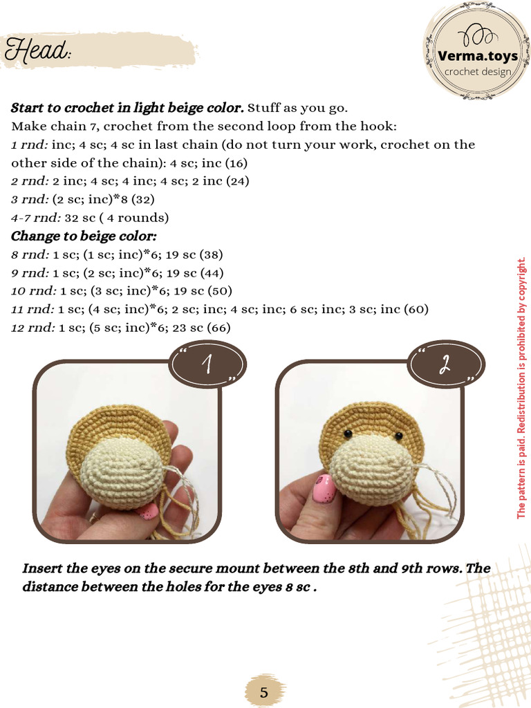 1 Bear Toy Pattern-8 | PDF