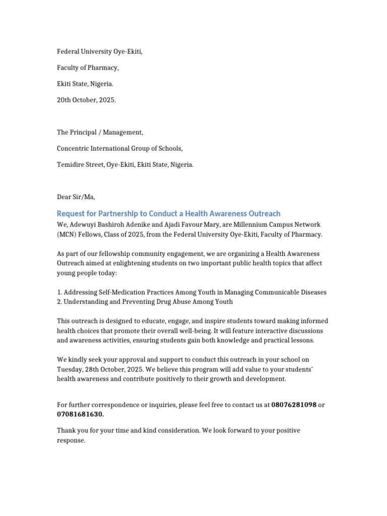 MCN Outreach Letter Concentric Updated | PDF