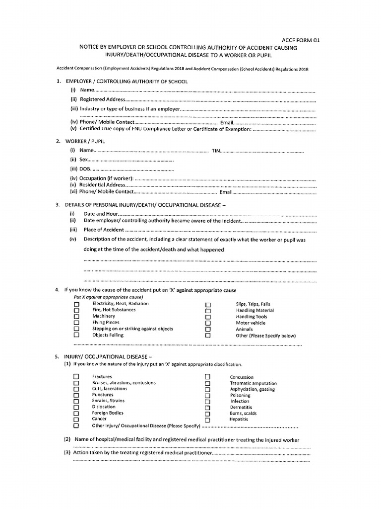 ACCF Forms | PDF