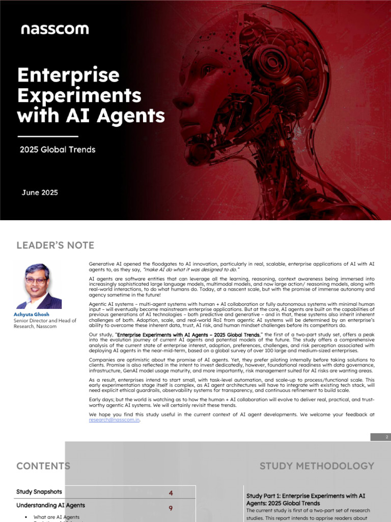 Enterprise Experiments With Ai Agents 2025 Global Trends Vf Pdf
