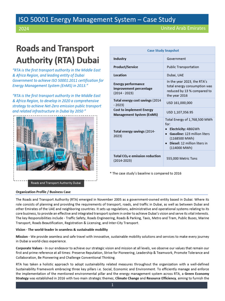 Cem 2024 Emla Casestudy Roads-And-Transportation-Authority-Dubai | PDF ...