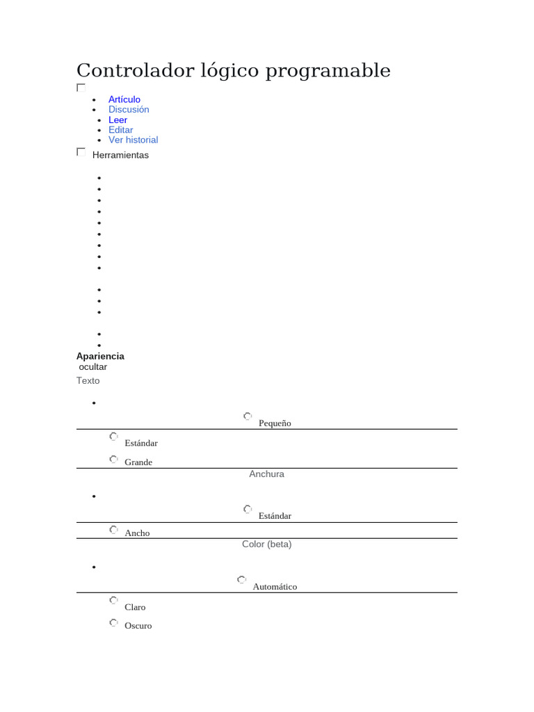 Controlador Lógico Programable | PDF | Controlador lógico programable | Informática