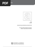 9701 Chemistry Data Booklet 2016 (Revised) | PDF | Chemistry | Mole (Unit)