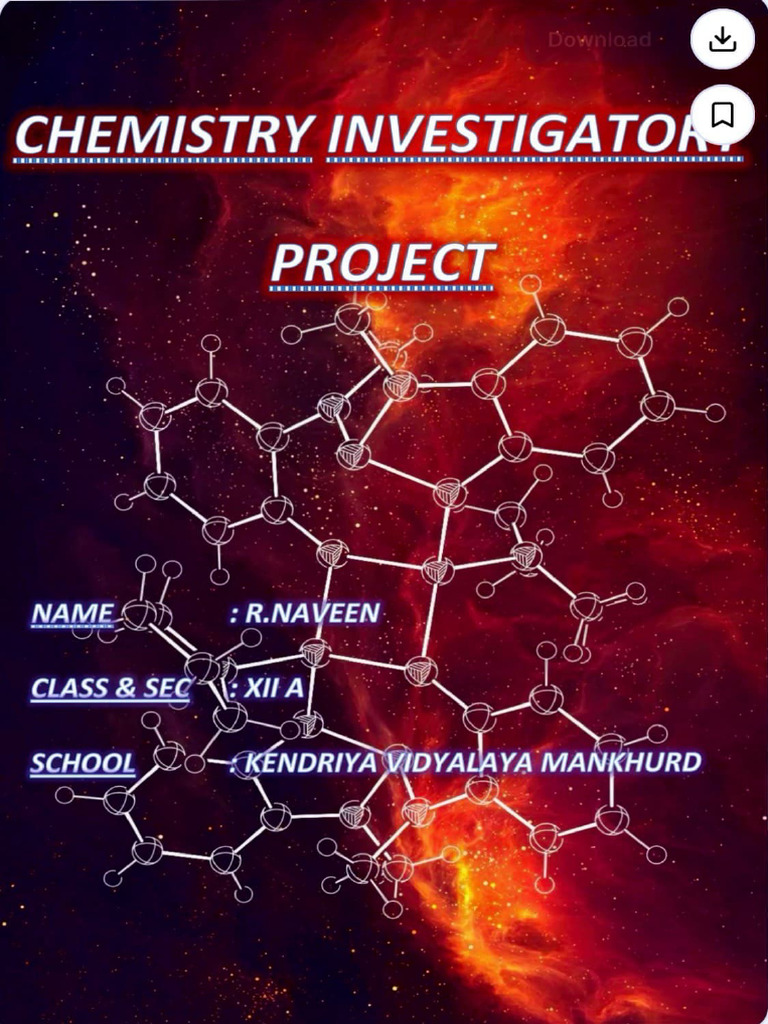 Cbse Chemistry Project Reference | PDF