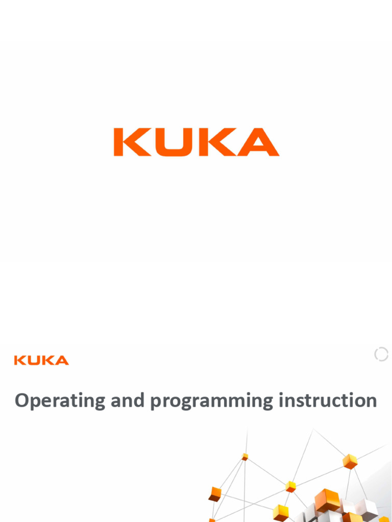 KUKA Operation Instruction 2023 NT | PDF | Computing | Computer Engineering