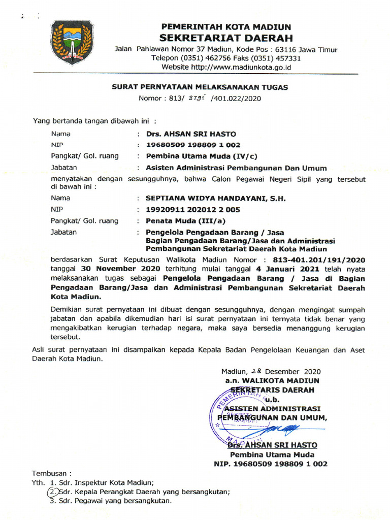 Angkatan Xxxvi 08 Septiana SPMT | PDF