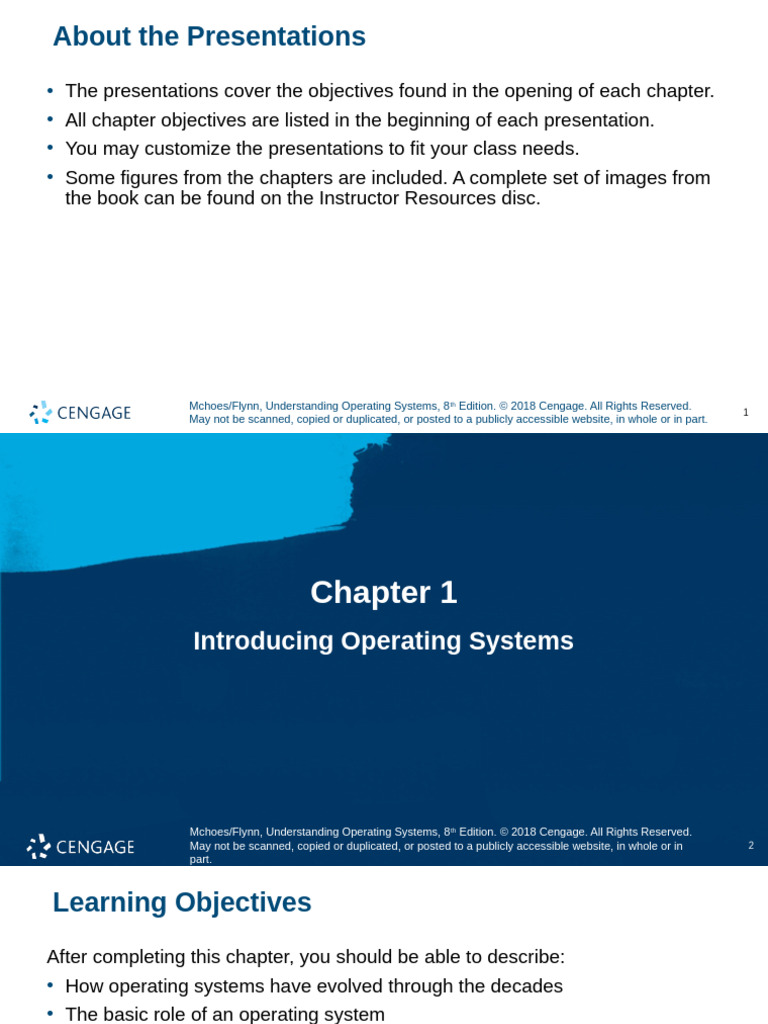 Lecture 1 - Introduction To Operating Systems | PDF | Operating System | Central Processing Unit