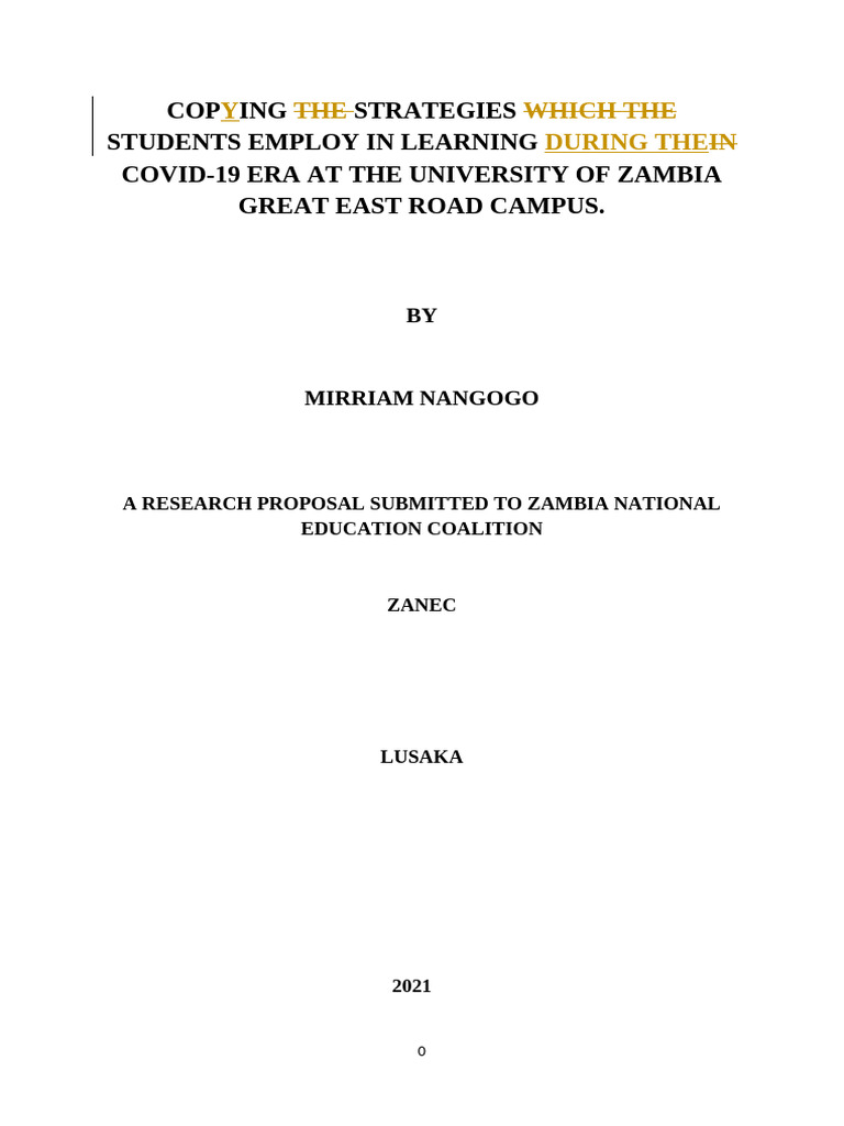 2021 Zanec Research Nangogo Edited Proposal Mn2 | PDF