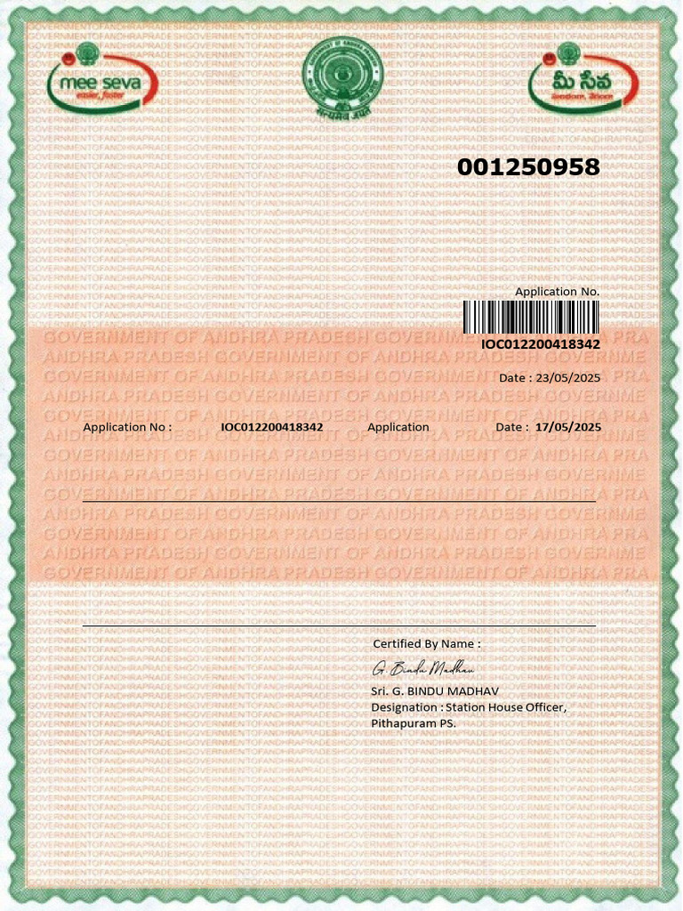 Gunna Bathula Pavan PCC | PDF