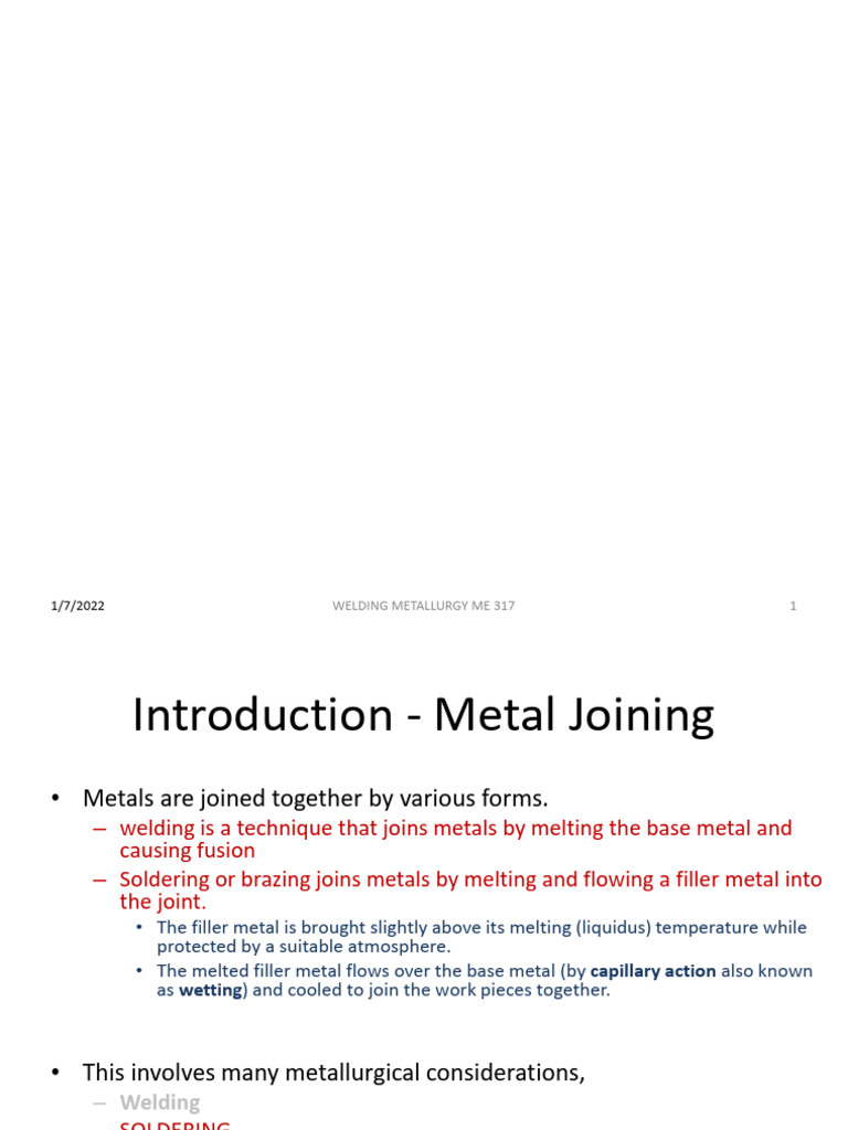 Lecture 7 Soldering-Brazing and Adhesive Bonding | PDF | Soldering | Solder