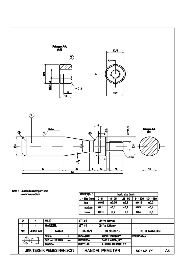 Handle Pemutar | PDF