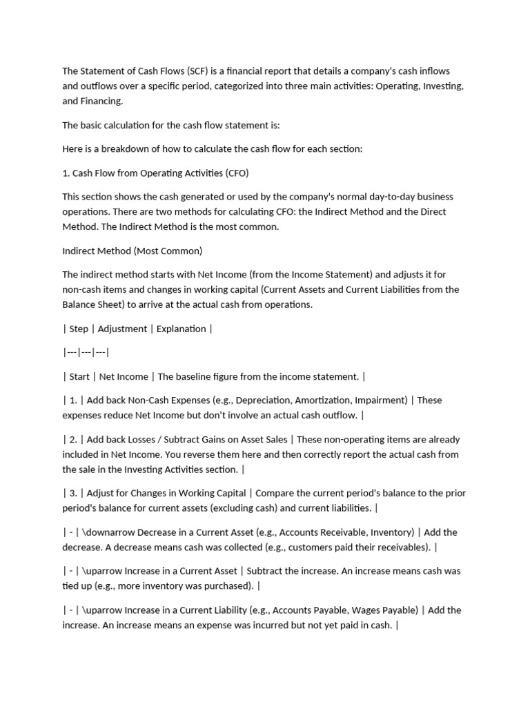 Understanding the Statement of Cash Flows | PDF | Cash Flow Statement ...