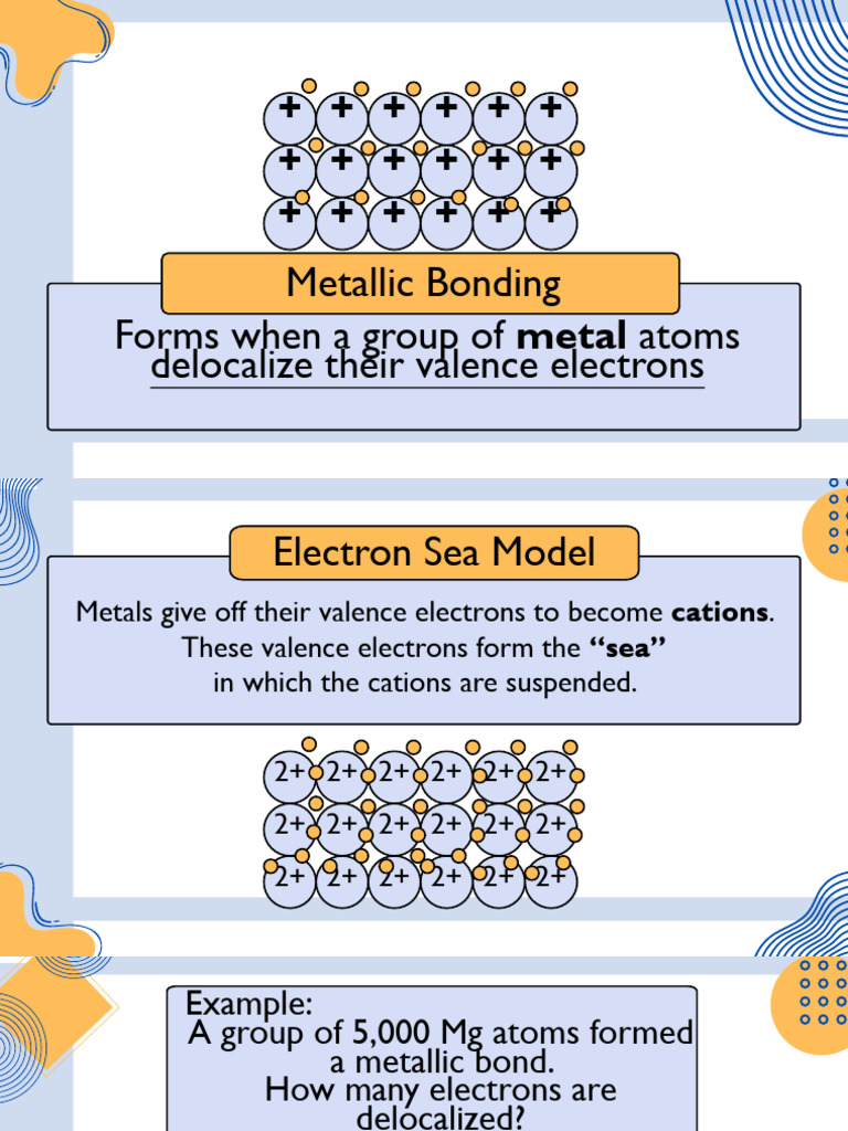 Understanding Metallic Bonding and Properties | PDF