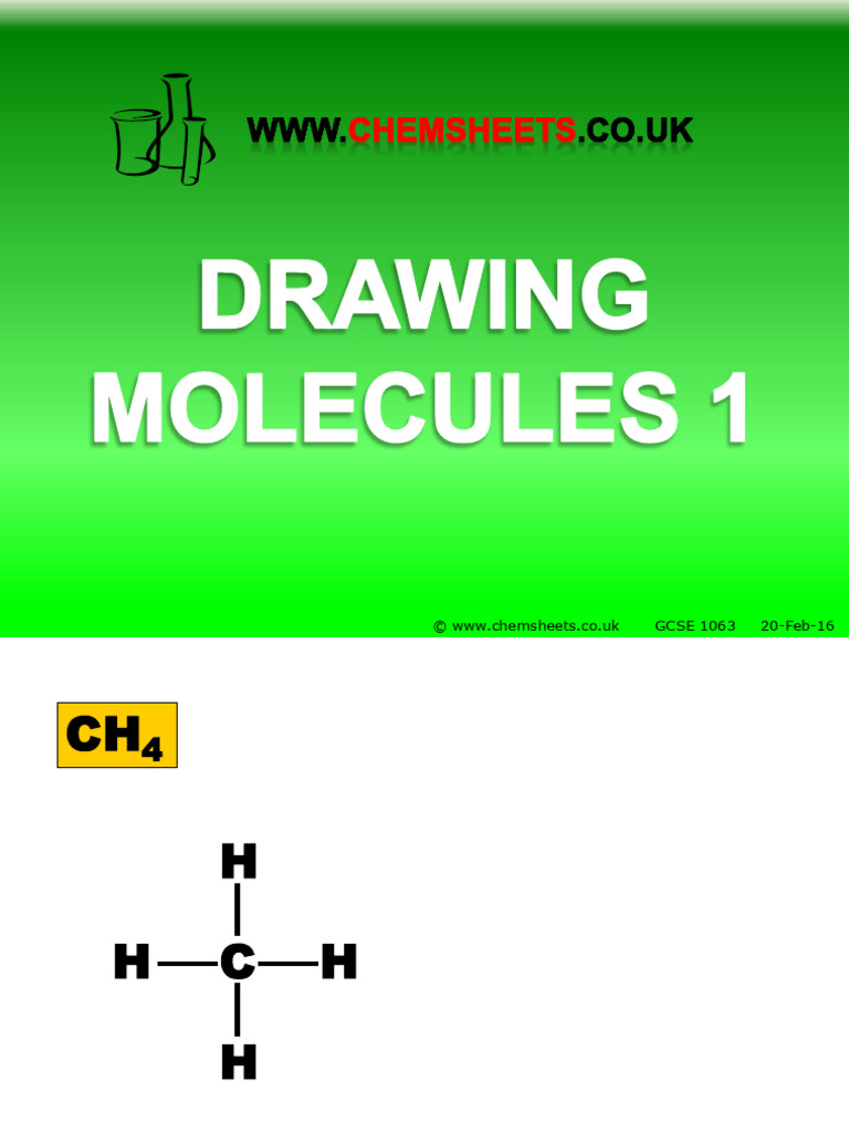 Molecule Drawing Guide for GCSE | PDF