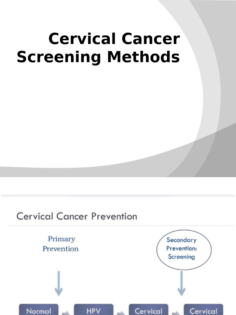 Cervical Cancer Screening Methods Explained | PDF | Molecular Biology ...