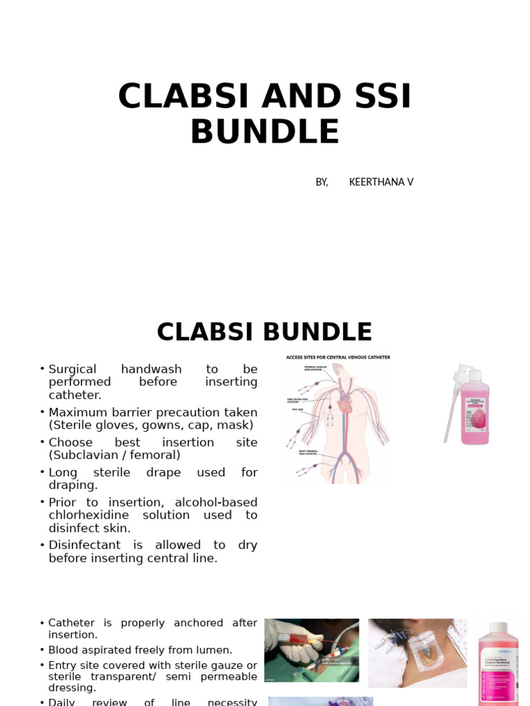 CLABSI | PDF | Surgery | Medical Specialties