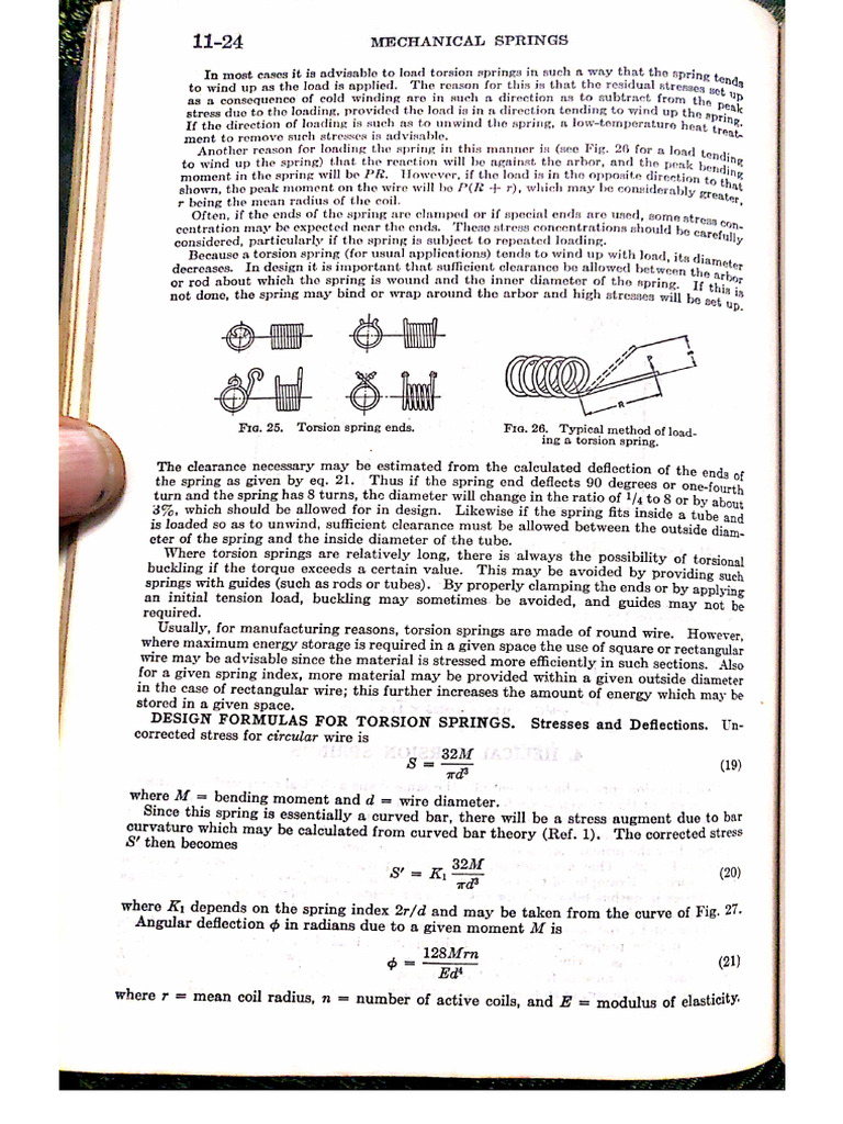 Torsional Spring Design | PDF