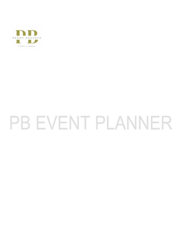 PB Casa de Eventos | PDF | Business | Planificación