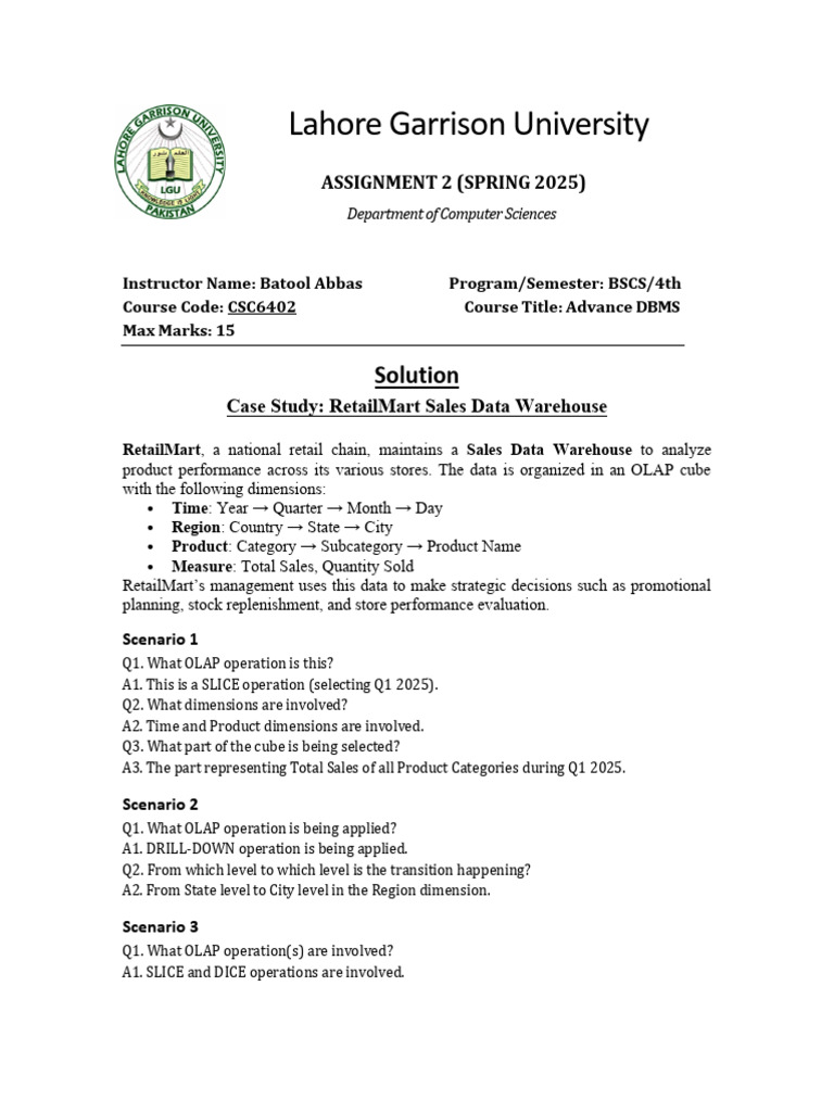 Assignment 2 Solution | PDF