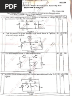 VTU Network Analysis/Circuit Analysis - BEC304 - Solution - Model QP | PDF | Electrical Network ...