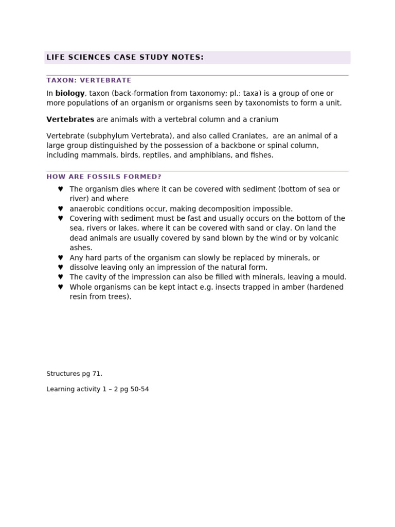 Life Sciencesase Study | PDF