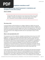 Posh Committee Formation Guidelines | PDF