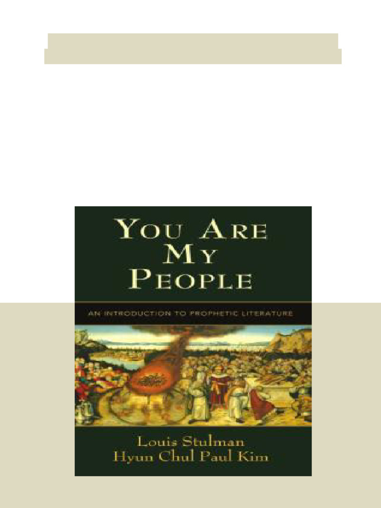 You Are My People An Introduction To Prophetic Literature 1st Edition ...