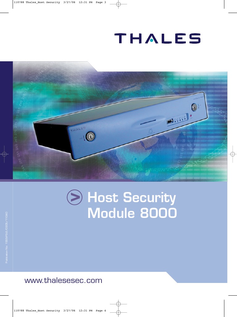 Thales Host Security | PDF | Automated Teller Machine | Personal ...