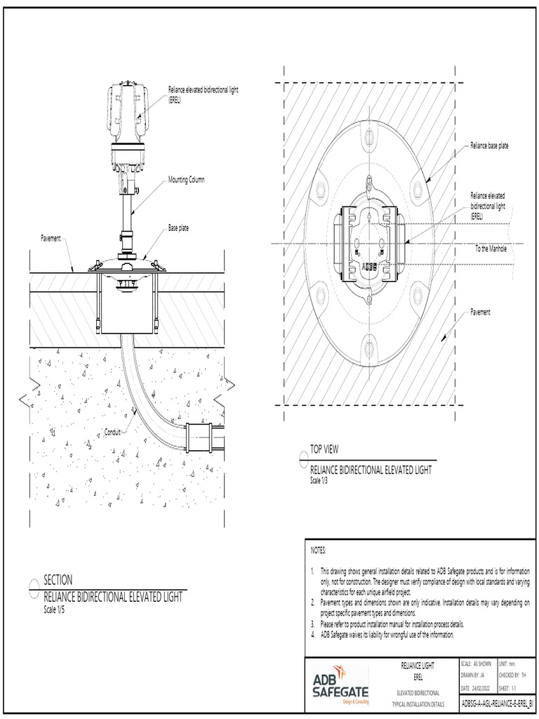 Reliance Bidirectional Light Installation Guide | PDF