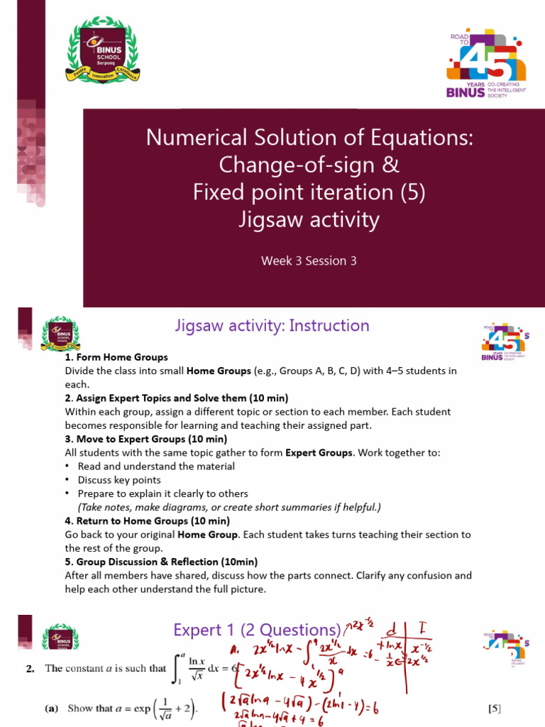Math Jigsaw Numeric Solutions | PDF