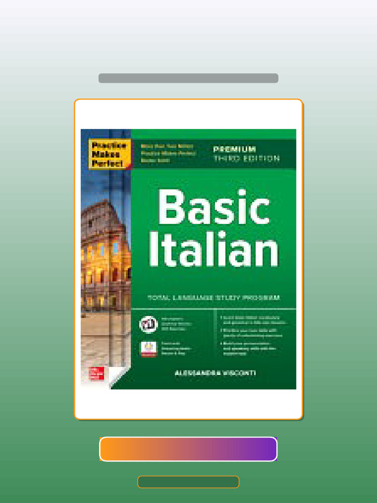Exam Prep Practice Makes Perfect Basic Italian Premium 3rd Edition ...