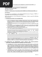 PhilHealth Performance Commitment Form | PDF | Health Care | Social ...