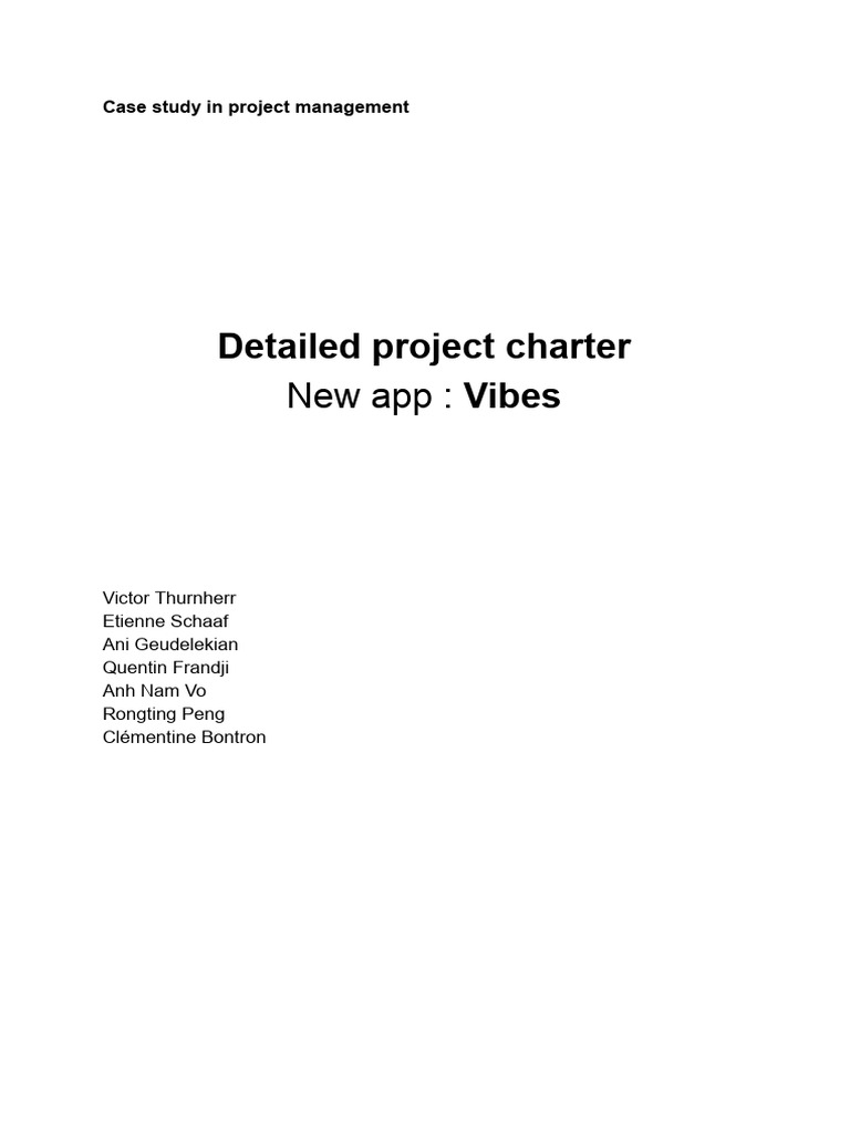 Vibes App Project Management Case Study | PDF | Usability | Mobile App