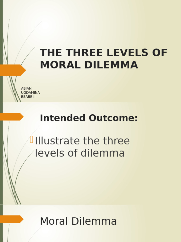 Levels of Dilemmas Abianugdamina 072924 | PDF | Creativity | Risk