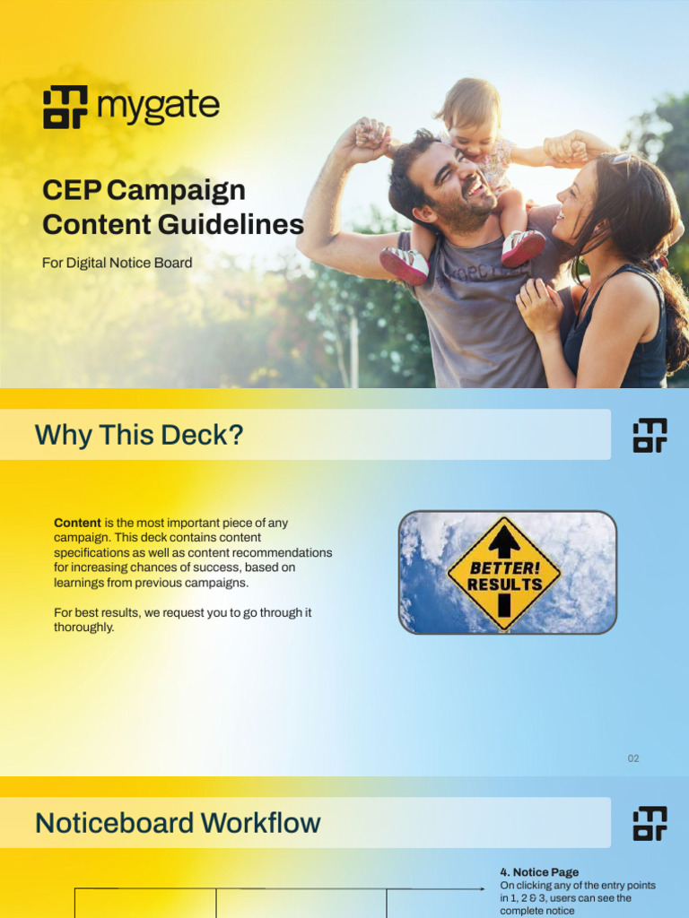 Digital Notice Board Content Guidelines | PDF