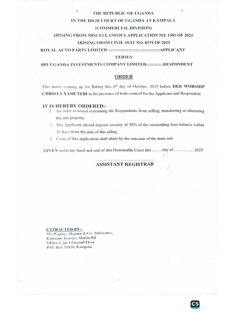 Interim Order | PDF