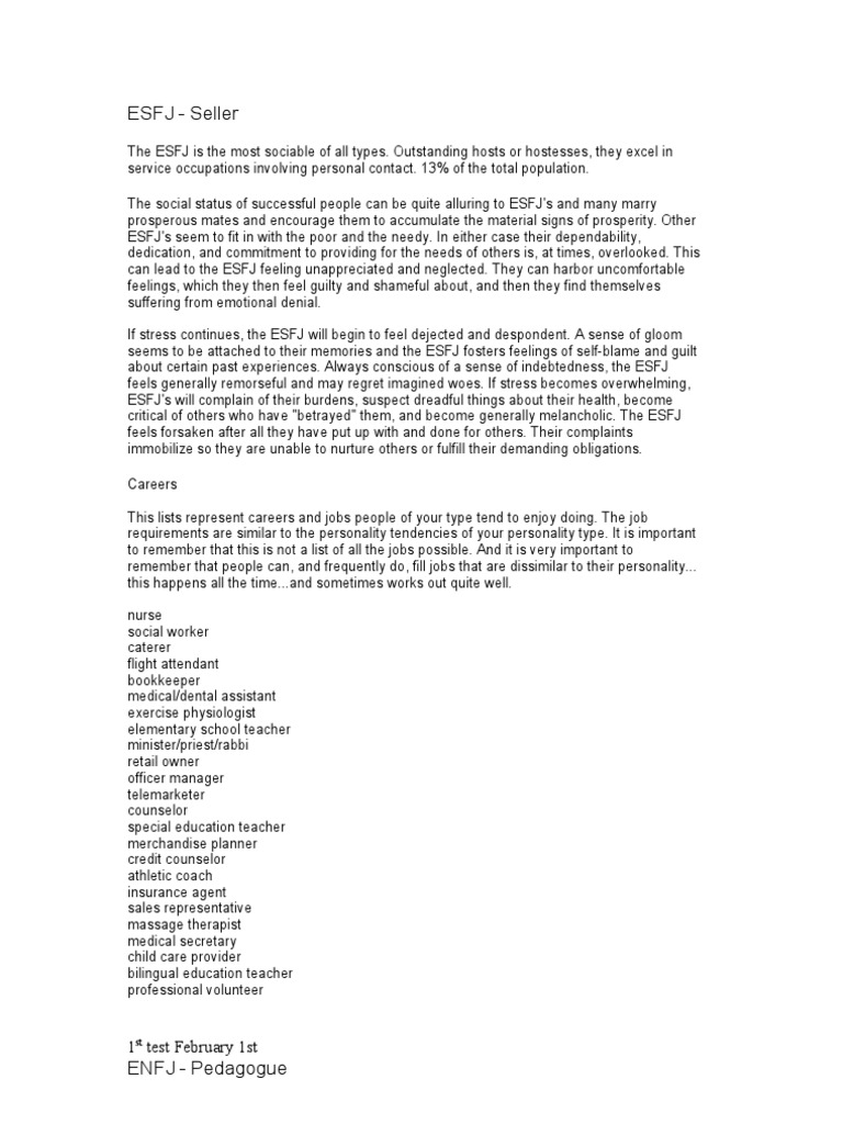 Career Test 1 | PDF | Personality Type | Mental Health